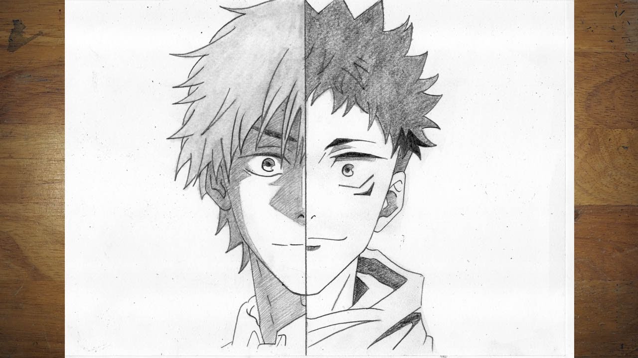 How to Draw Itadori and Denji | Jujutsu Kaisen Drawing | Chainsaw Man ...