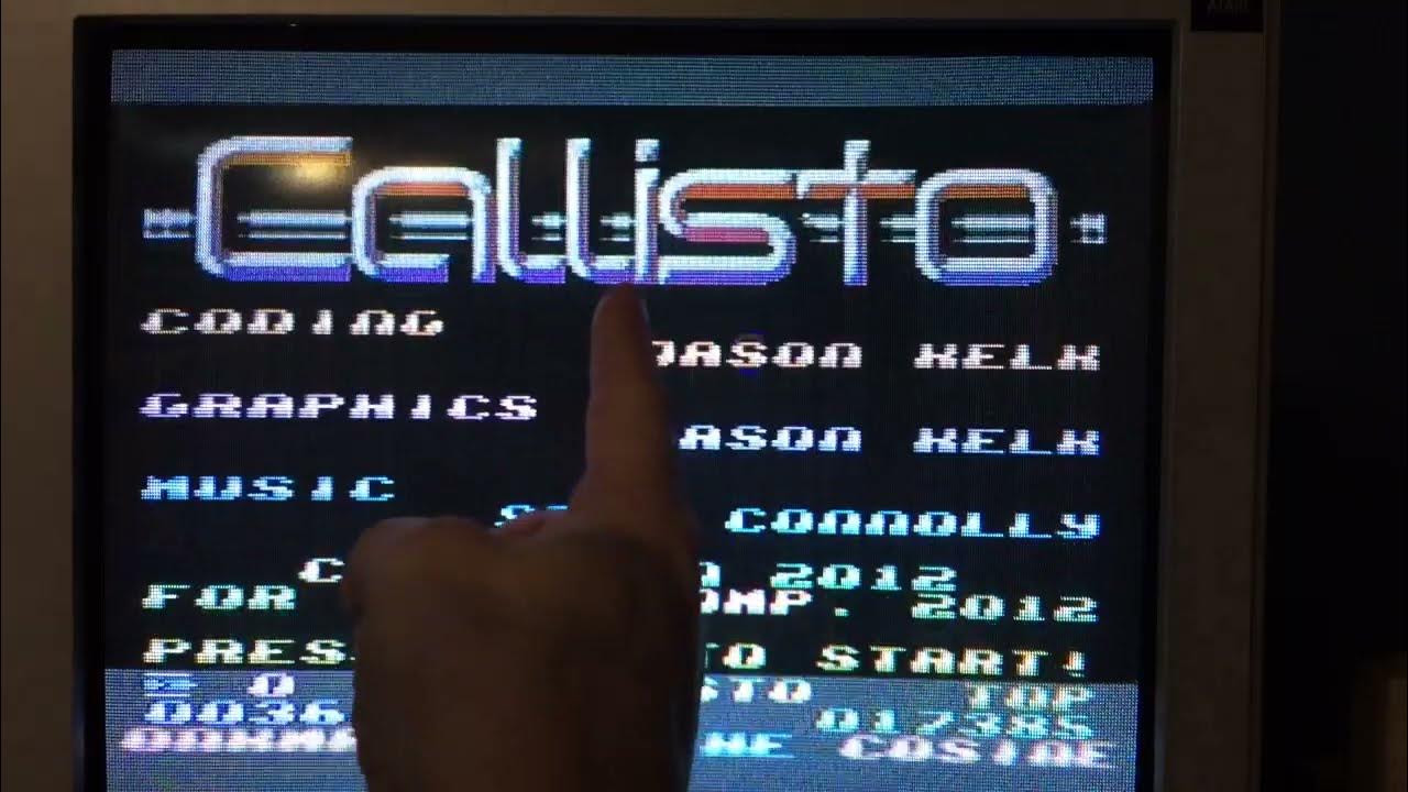 Atari 8 Bit Home Brew Game Play - Callisto - On REAL Hardware! - YouTube
