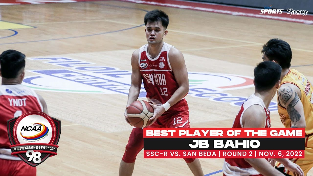 NCAA Season 98 | Best Player: JB Bahio (San Beda vs SSC-R) | Men's ...