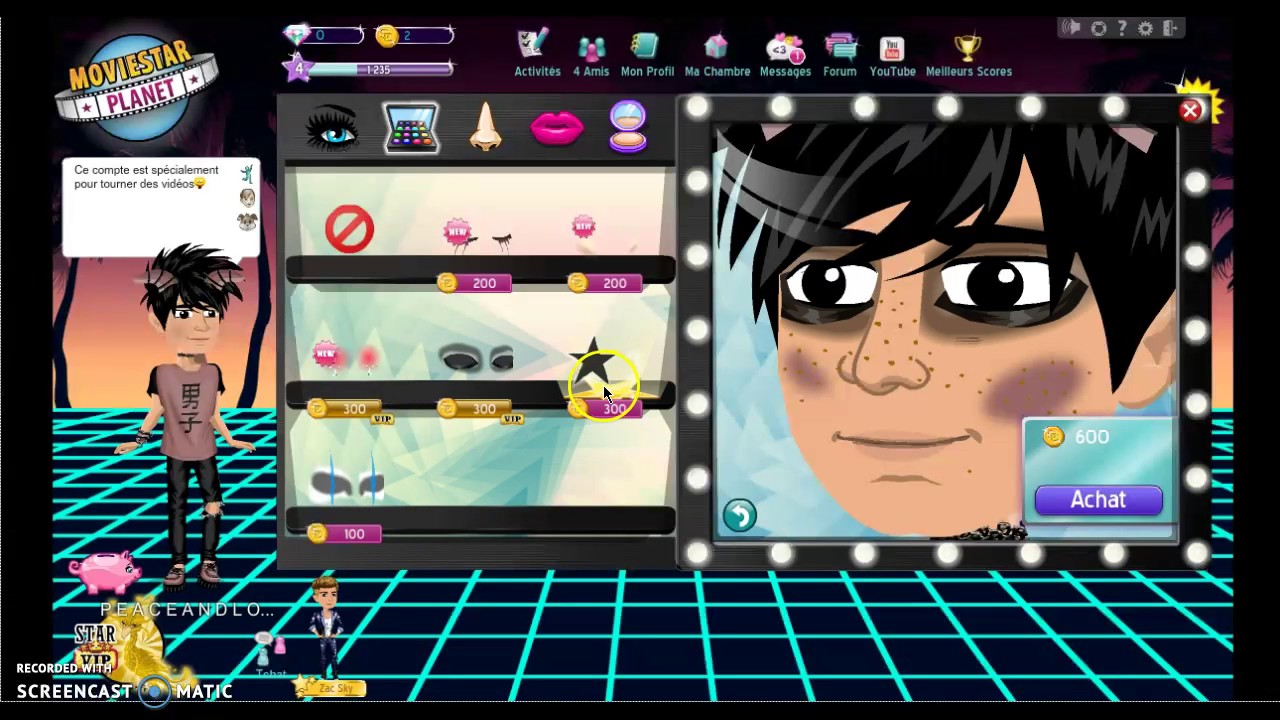 Nouveaux visages sur msp ( sur mon deuxième compte)! - YouTube