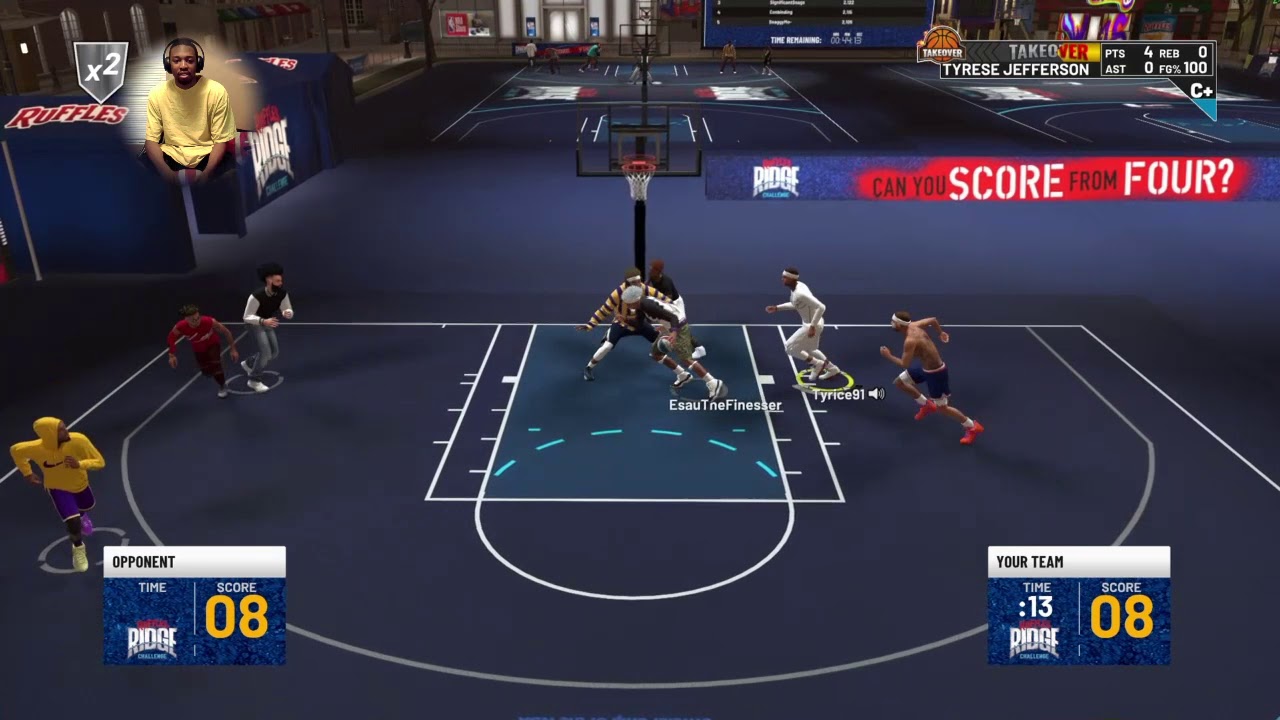 NBA 2K19 RUFFLES 4 POINT CHALLENGE! 90 OVERALL! - YouTube
