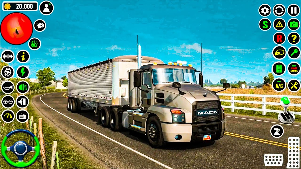 Truck driving simulator - semi truck game 3d - Android Gameplay - YouTube