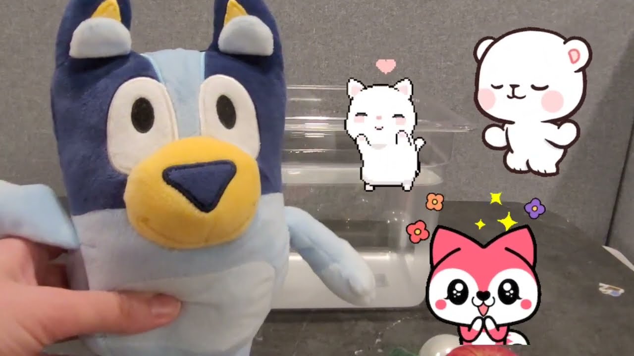 Rainbow Playtime - Bluey does a sink or float experiment! - YouTube