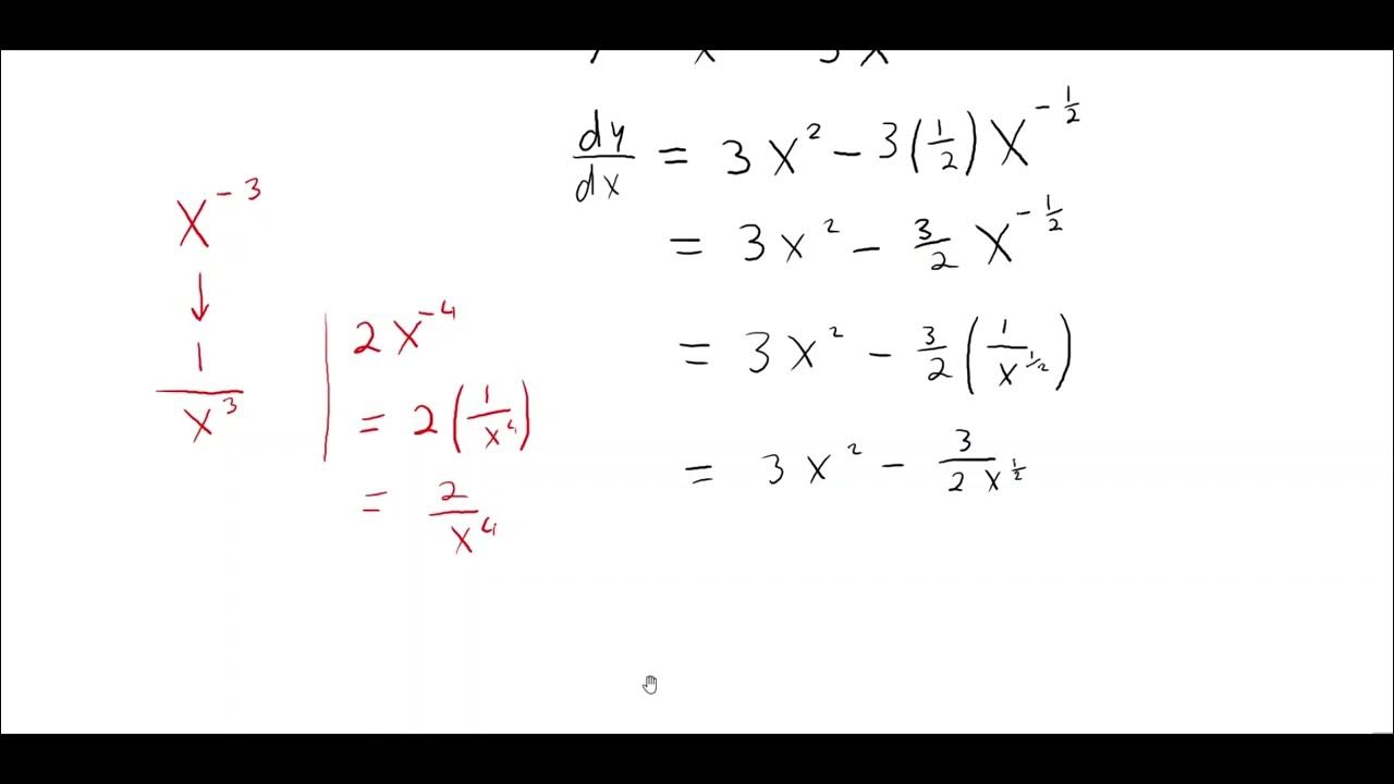 Differentiation of polynomial functions and related questions - YouTube
