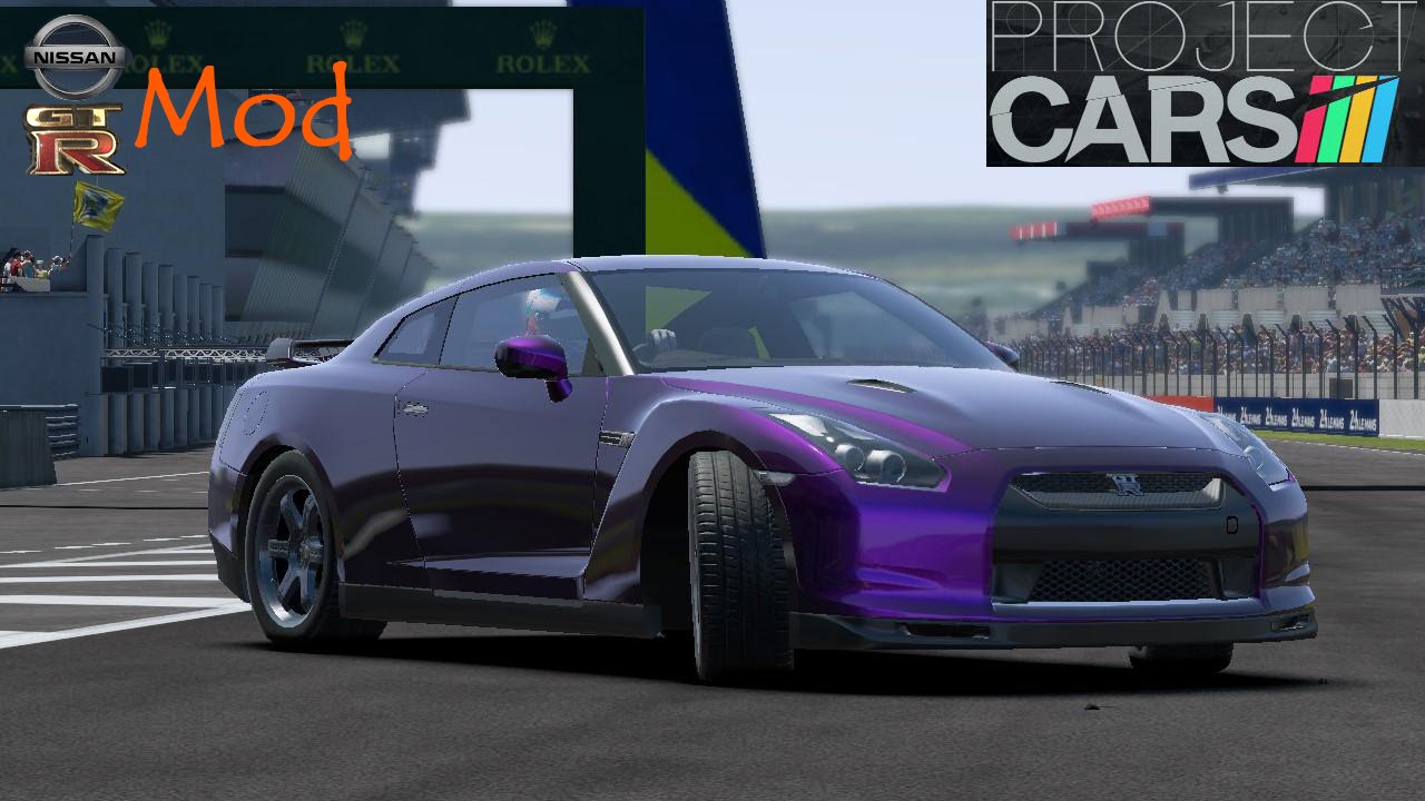 Project CARS Gameplay : Mods! Nissan GTR R35 - YouTube