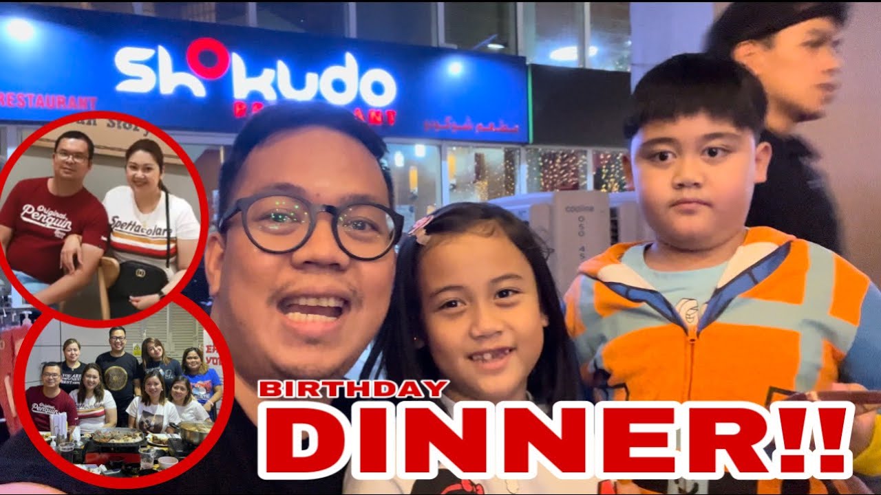 Birthday Dinner at Shokudo Restaurant |Thank you Ate Jane & Kuya Greg |VLOG #127 - YouTube