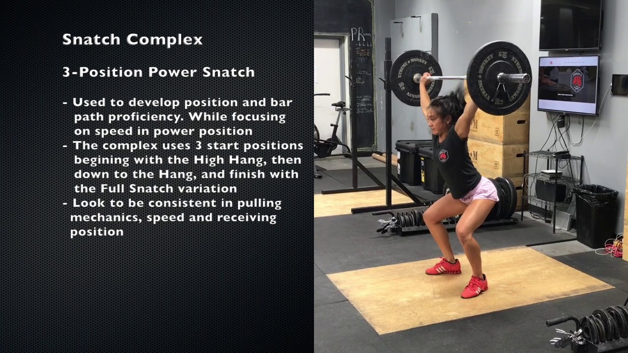 3-Position Power Snatch - YouTube