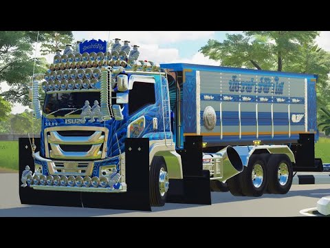 Farming simulator 19 mod thai น้องฟาร์ฟ้าใส - YouTube