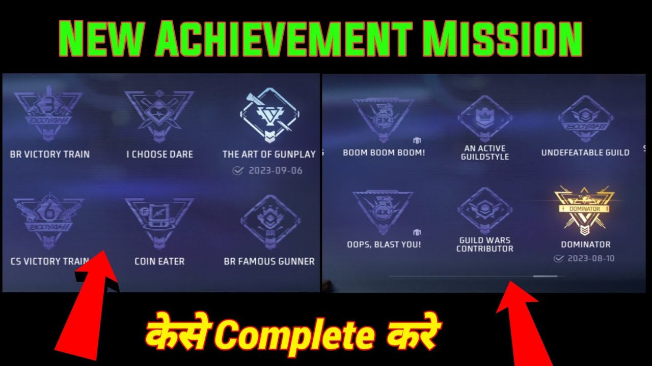 After Update New Achievement Mission Free Fire | New Achievement ...
