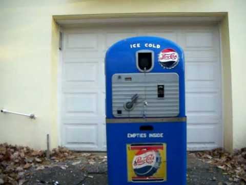 1949 Pepsi Cola VMC-27 Soda Machine, SOLD - YouTube