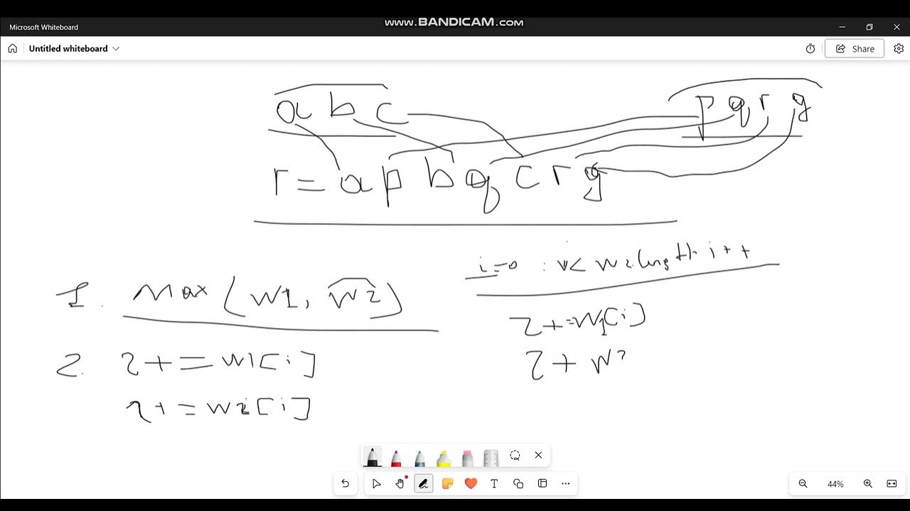 Leetcode 1768. Merge Strings Alternately - YouTube