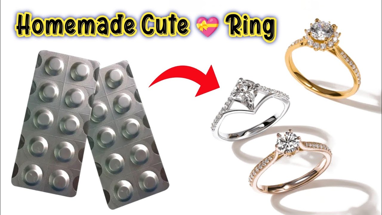 How to make Love Ring at home | Diy love ring | Homemade ring | How to ...