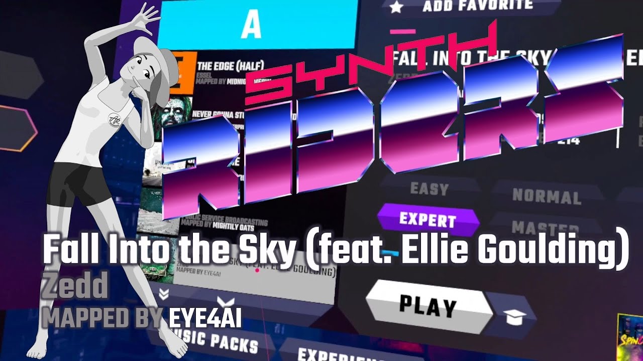 Synth Riders - Fall Into the Sky (feat Ellie Goulding) - Zedd - YouTube