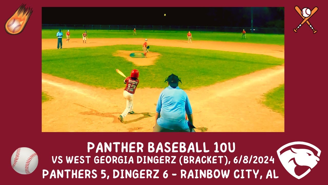 Panthers Baseball 10u vs West Georgia Dingerz, 6/8/2024 - USSSA ...