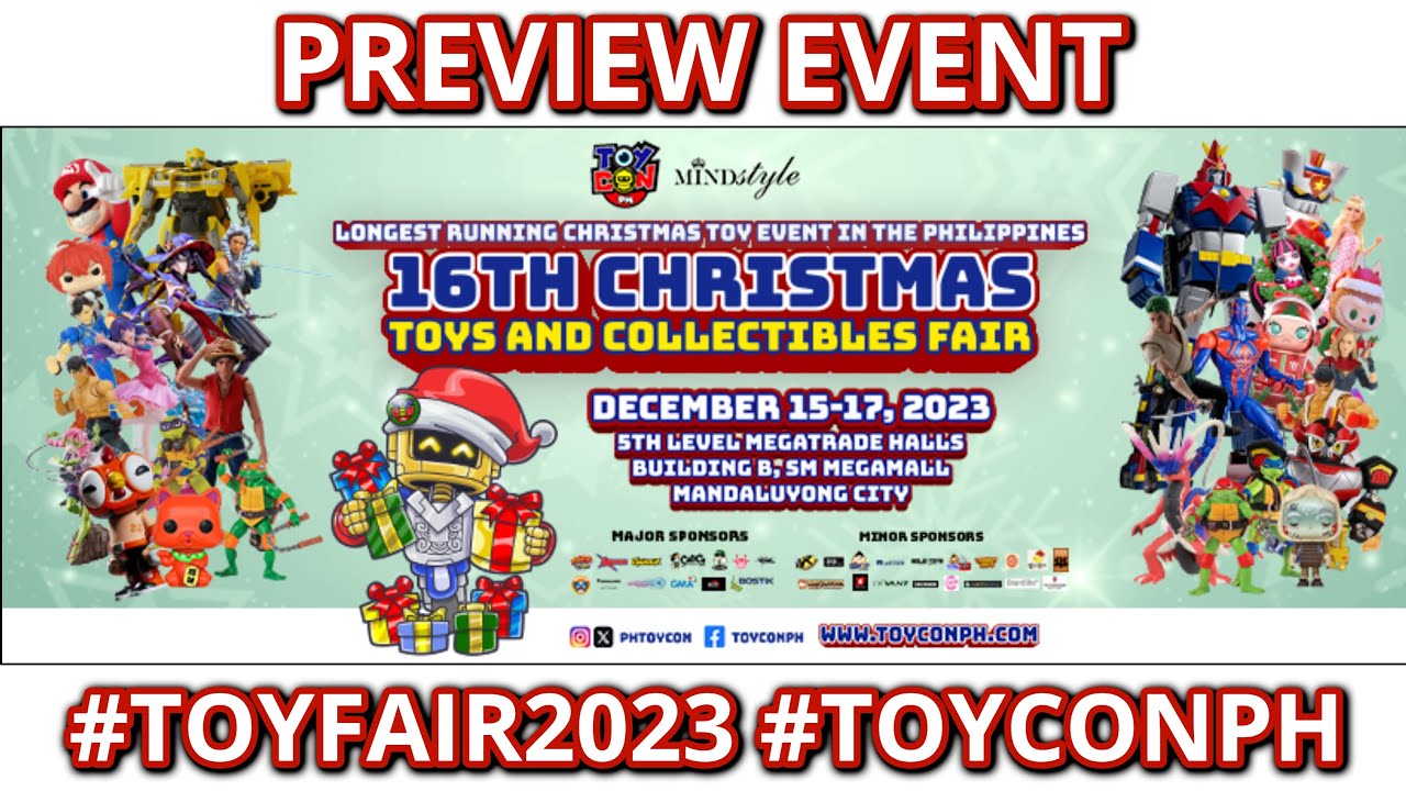 Preview | TOYCON Philippines: 16th Christmas Toys & Collectibles Fair ...