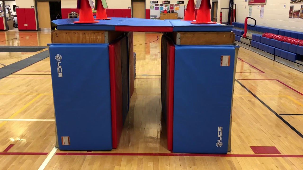 Roller Skating Obstacle Course Setup #physed - YouTube