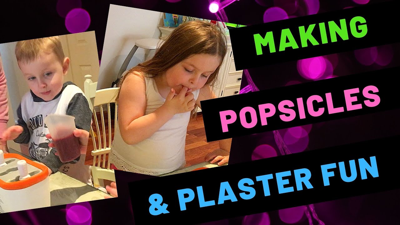 ⭐Making Zoku POPSICLES, playing limbo and Kmart plaster paint⭐ - YouTube