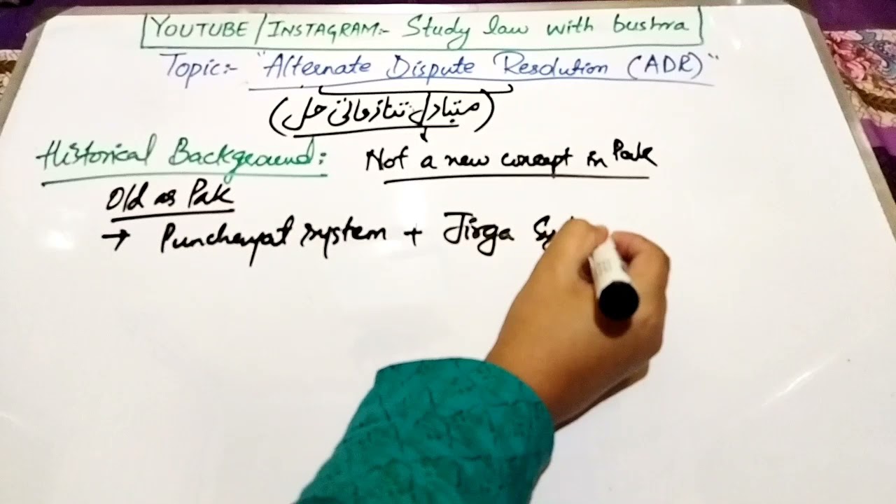 Alternate Dispute Resolution I ADR I Types of ADR - YouTube