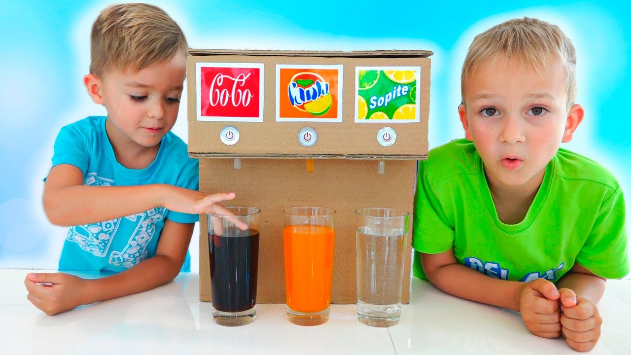 Vlad dan Niki kids story tentang sweet machine - YouTube