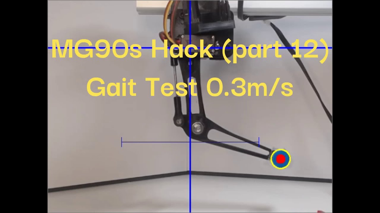 MG90s modification (part 12) [Working & Walking] - YouTube