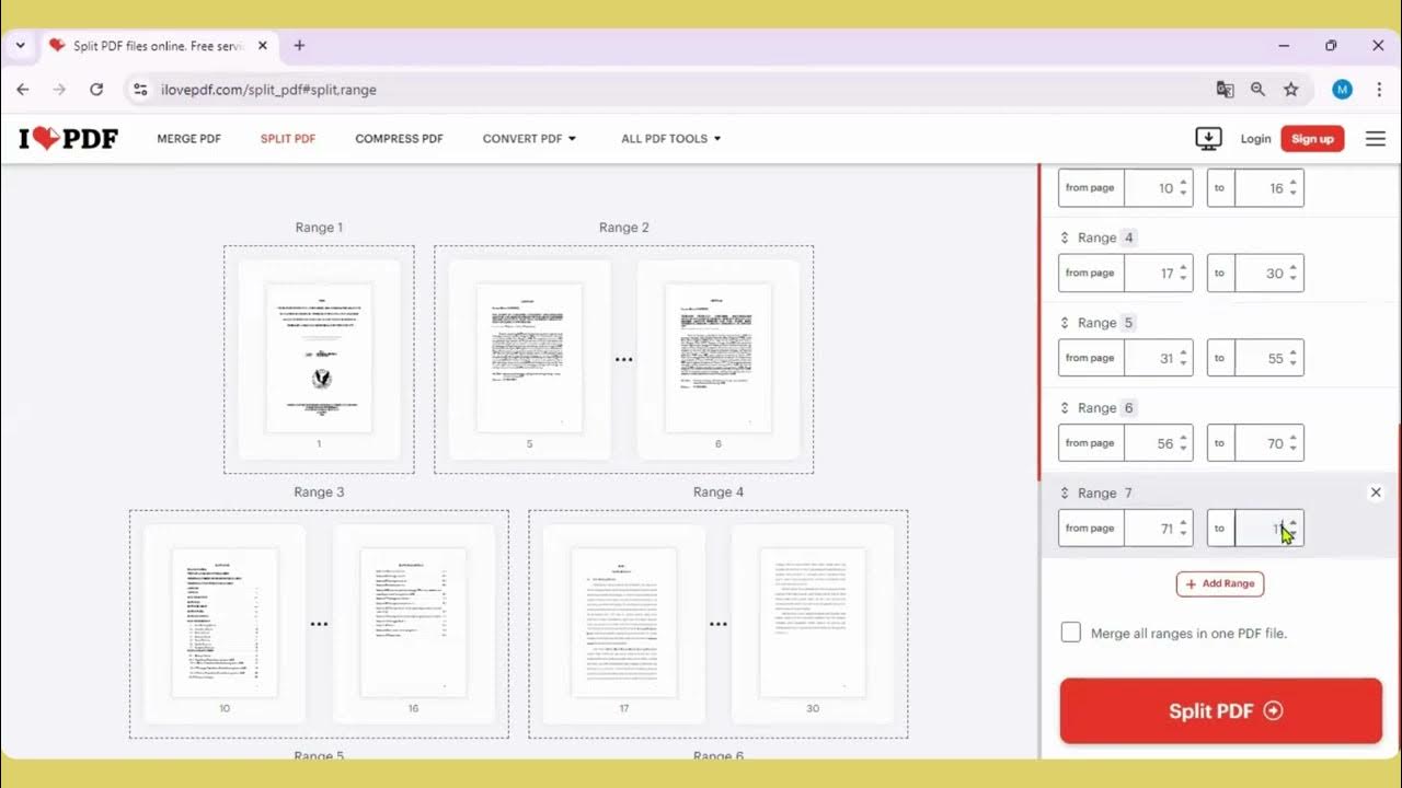 Tutorial How to split PDF file - Cara Memisahkan File PDF - YouTube
