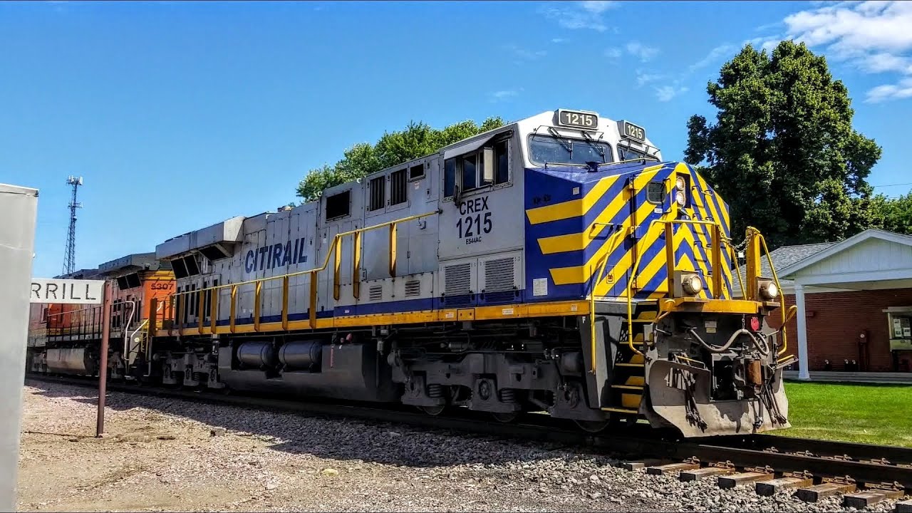 Chasing Citirail ES44AC w/ Ferromex ES44AC To Nebraska - YouTube
