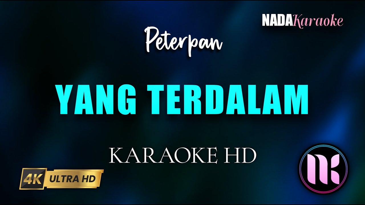 Yang Terdalam Karaoke - Peterpan - YouTube