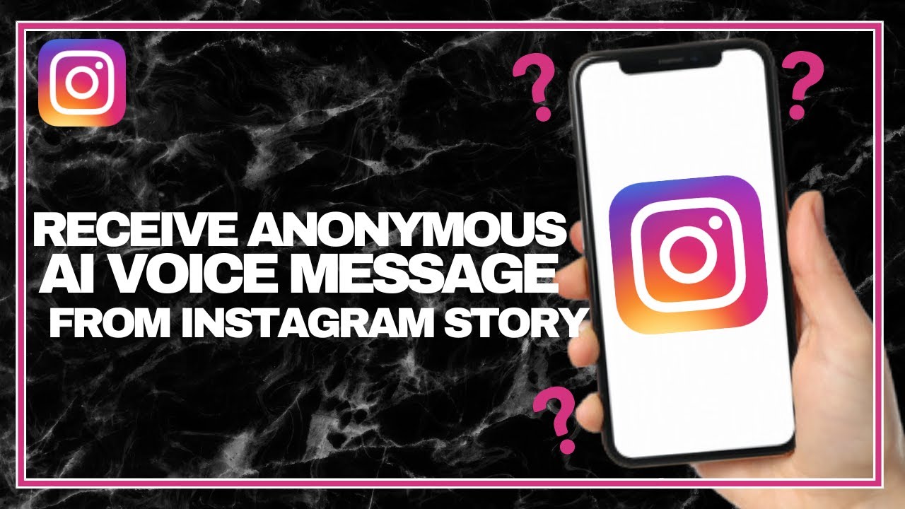 How to Receive Anonymous AI Voice Message From Instagram Story | 2023 ...