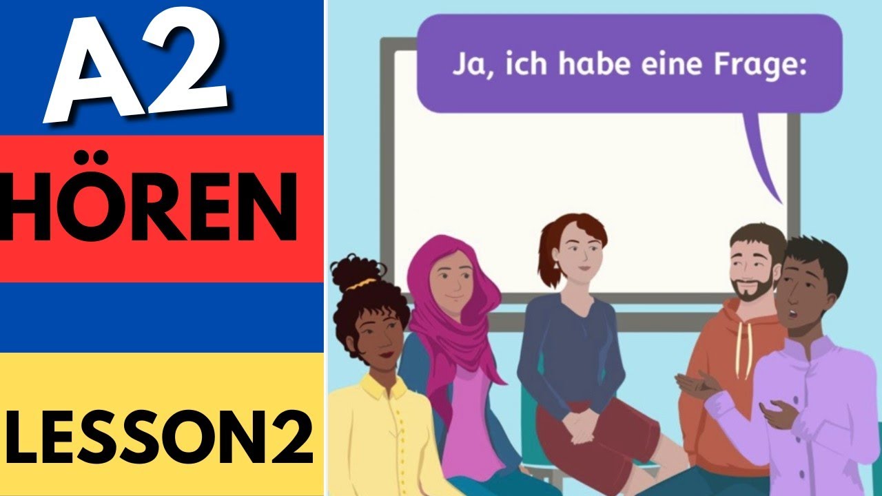 german listening practice|A2 Deutschkurs|Hören with German side - YouTube