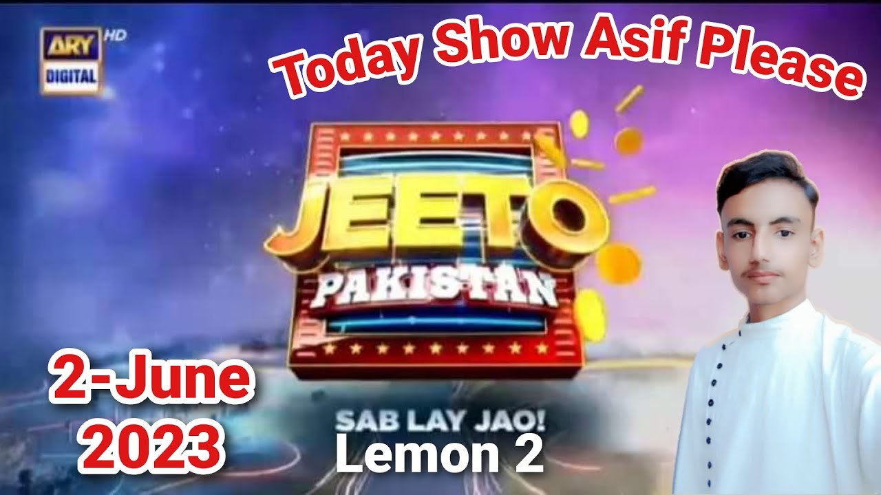 Jeeto pakistan 2-June 2023 today live - YouTube