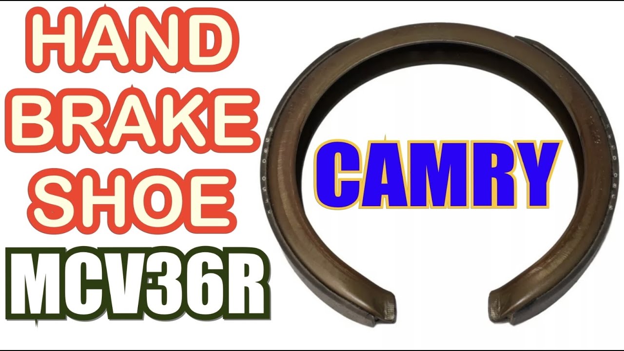 HOW TO REPLACED HAND BRAKE SHOE CAMRY - YouTube