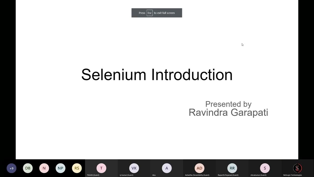 Selenium Introduction Installation - YouTube