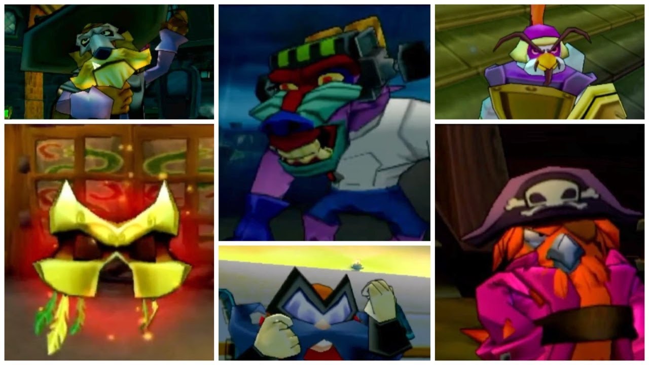SLY 3: HONOR AMONG THIEVES (2005) - ALL BOSSES + ENDING #slycooper #ps2 ...
