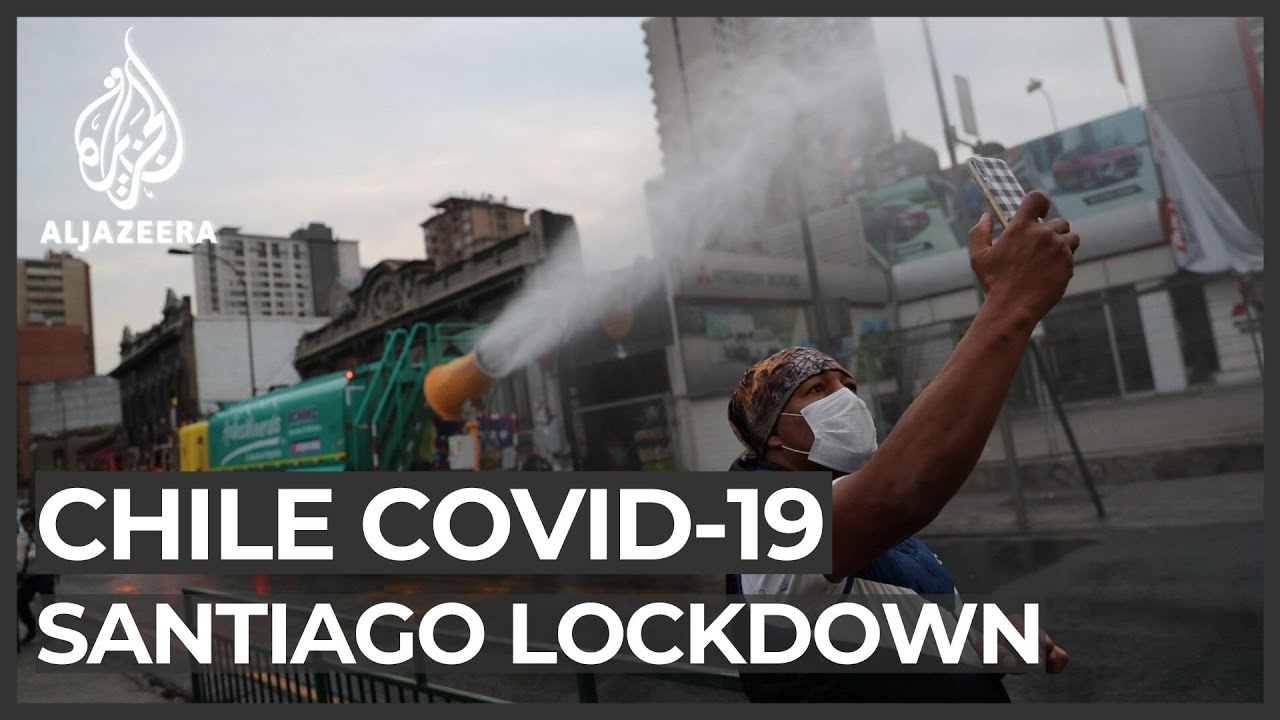 Total lockdown for Chile capital after surge in virus cases - YouTube