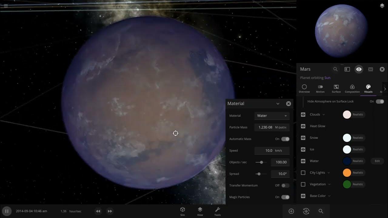 Universe Sandbox 2 - Making Mars Habitable - YouTube