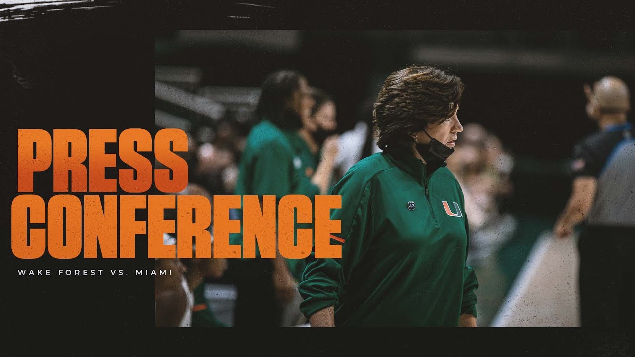 Katie Meier | Wake Forest Postgame Presser | 1.6.22 - YouTube