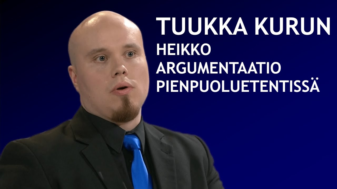 Sinimustan Liikkeen puheenjohtajan heikko argumentaatio ...