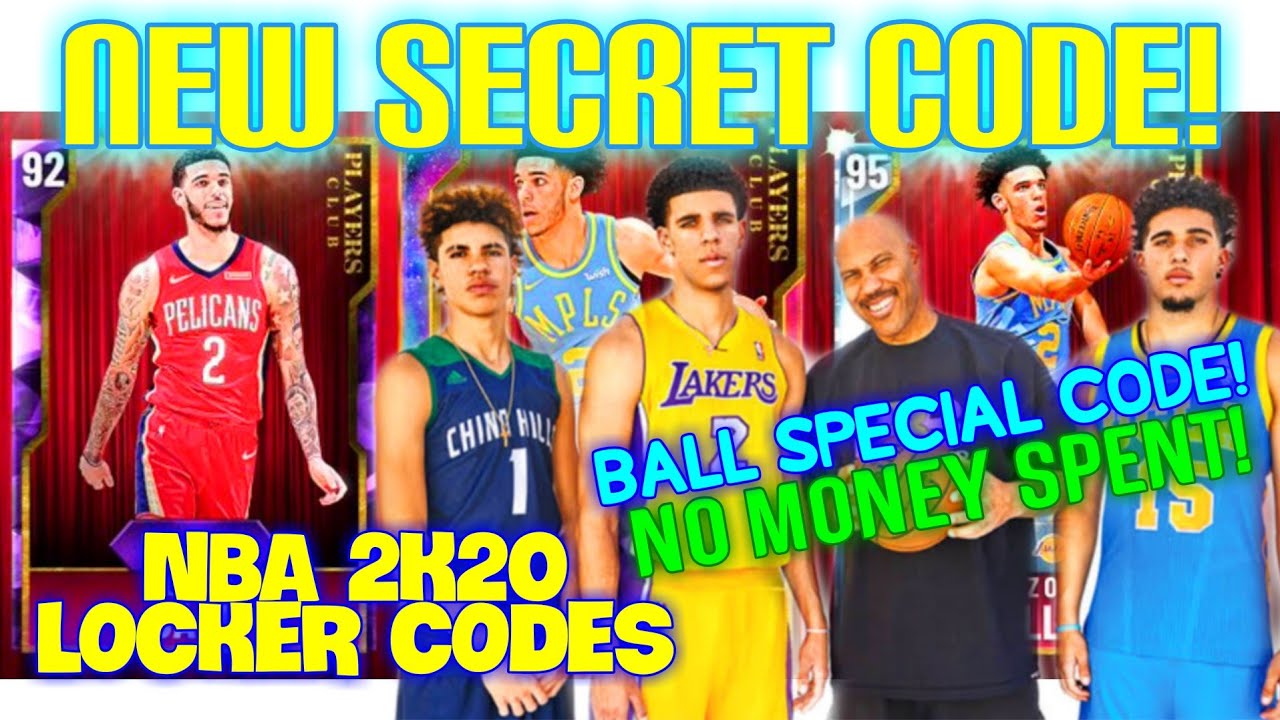 NEW HIDDEN LOCKER CODES 2K Galaxy Opal LONZO BALL NBA 2K20 Locker Codes ...