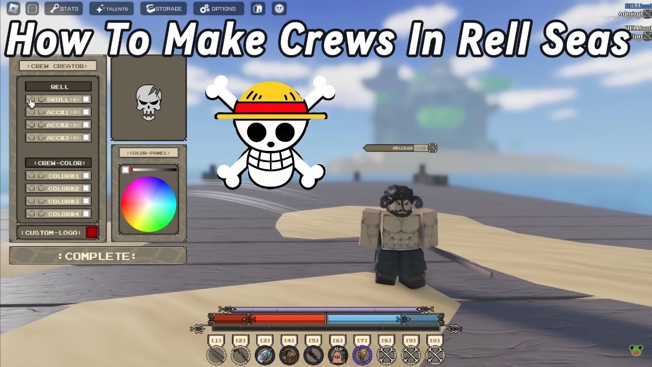 How To Make A Crew Guide Rell Seas [Roblox] - YouTube
