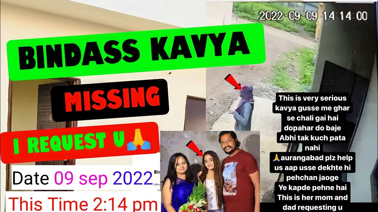 Bindass Kavya Missing/Bindass Kavya Lost @BindassKavya /Full Gyaan ...