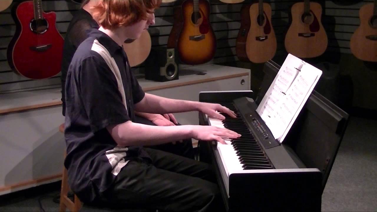 David plays Moonlight Sonata by Beethoven on Piano at Bethel Music ...