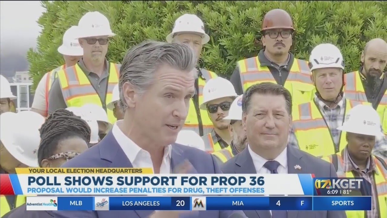 News from the California Capitol: Poll shows support for Prop 36 - YouTube
