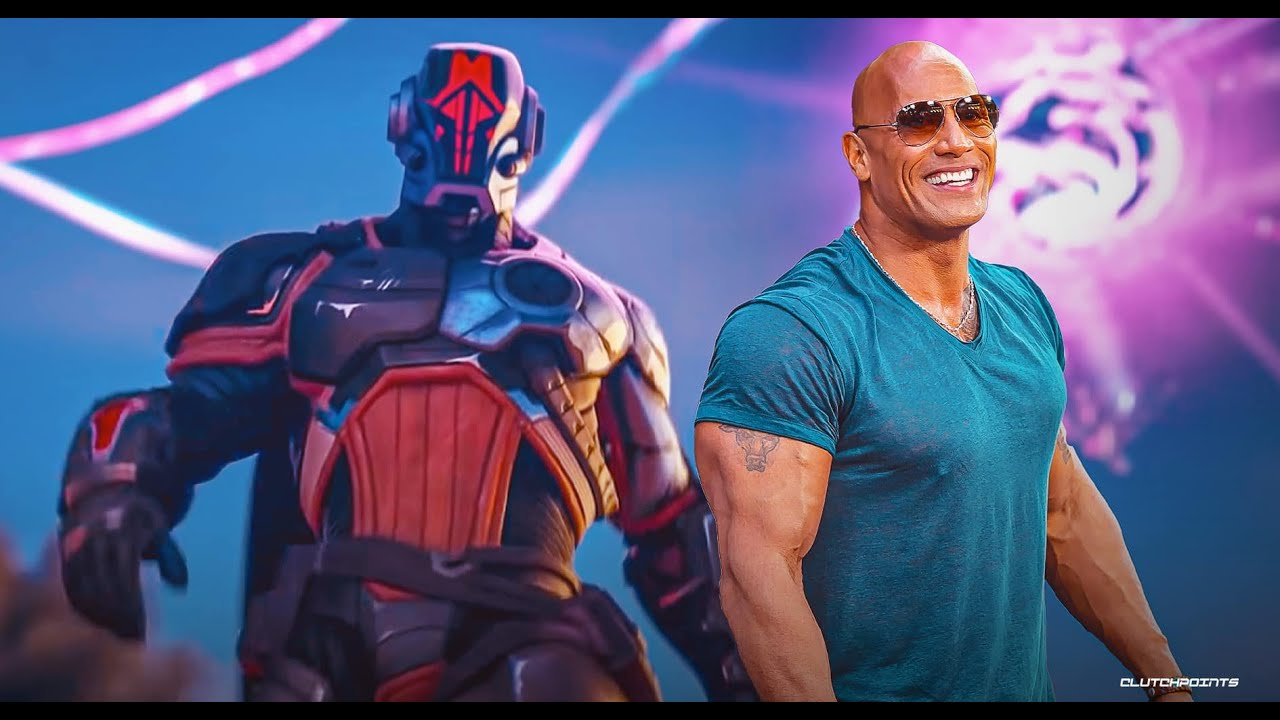 The rock! Fortnite live end event - YouTube