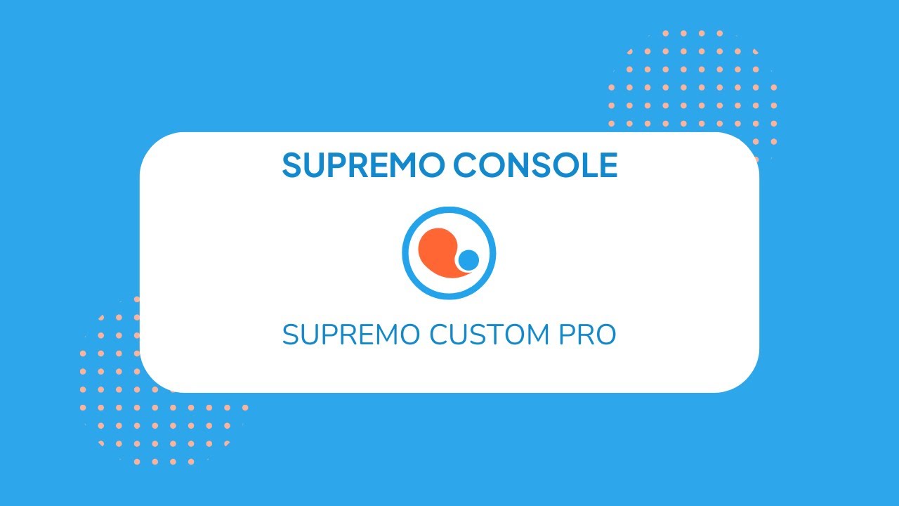 Supremo Custom PRO - YouTube