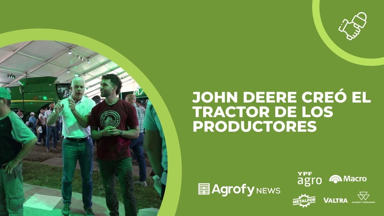John Deere creó el tractor a partir de las recomendaciones de los ...