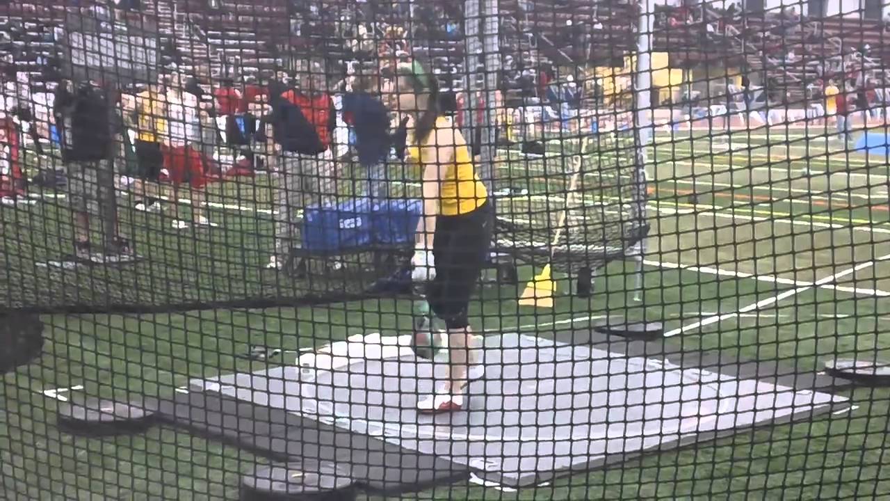 SO Robin Bingham Weight Throw 2nd Throw Indoor Conference 2011 - YouTube
