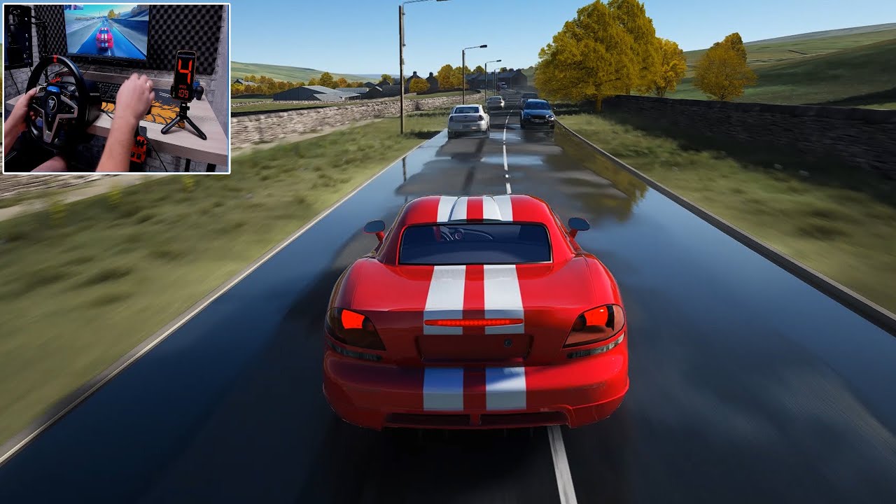 Assetto Corsa - Dodge Viper SRT10 |High Force Traffic Two Way [Steering ...