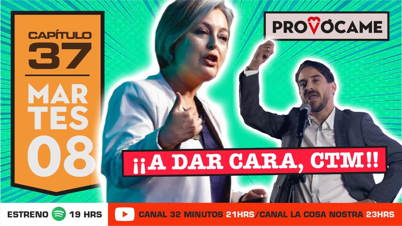 PROVÓCAME 37: "A DAR CARA CTM" / martes 8 de abril - YouTube