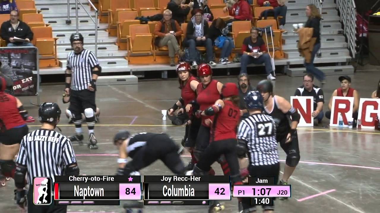 WFTDA Roller Derby: 2014 D1 Playoffs, Charleston - Columbia v Naptown ...