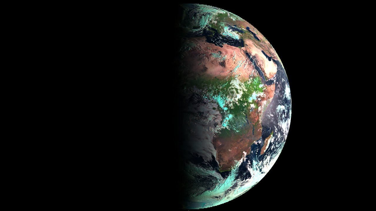 Autumn Equinox 2015 from space - YouTube